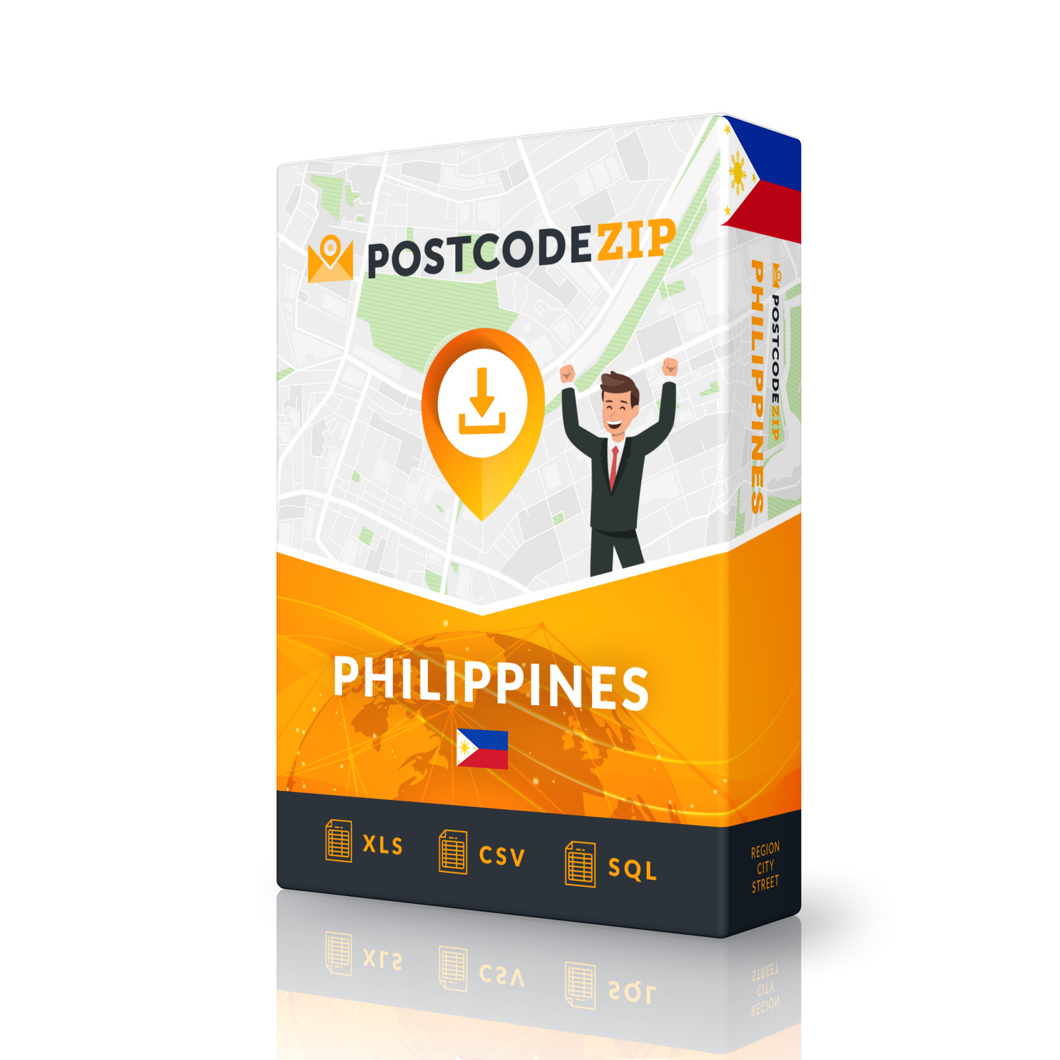 Street list, Filipino address database, download